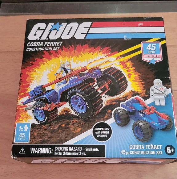 Hasbro | Toys | Nwt 220 Gi Joe Ninja Speed Cycle Construction Set ...